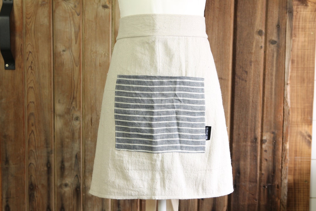 Farmhouse Waist Apron, Summer Apron, Farmhouse Apron, Tan Apron ...
