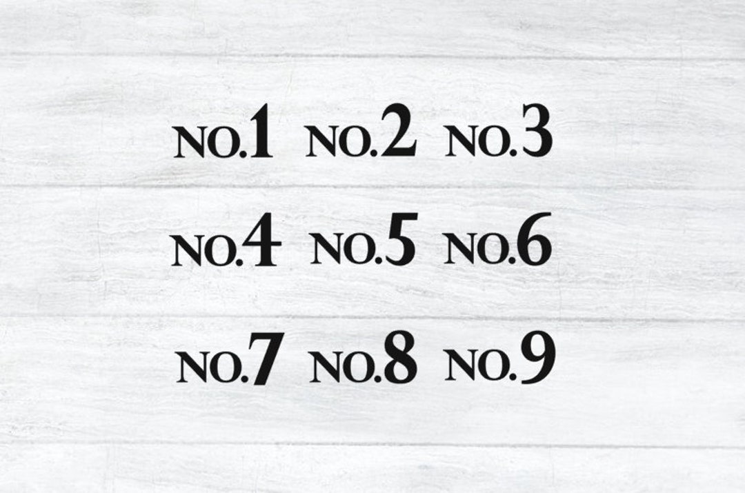 Custom Number Decal,vinyl Decal,vinyl Lettering,farmhouse Sign,diy ...