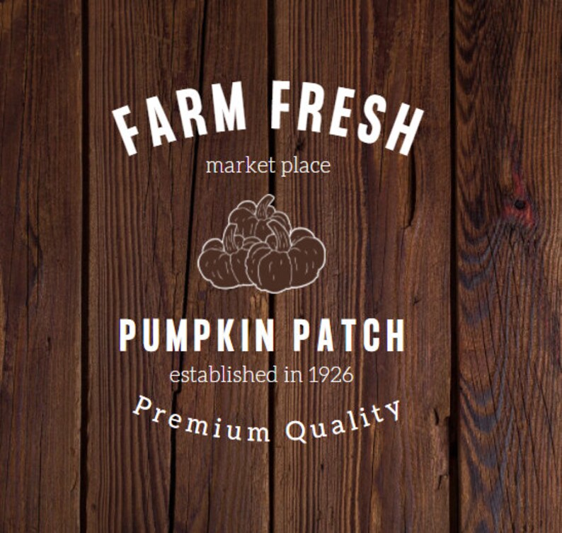 Farm Fresh Pumpkin Decal Vinyl Decal Vinyl Sticker Pumpkin - Etsy