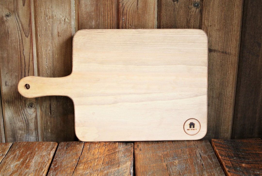 White Cottage Co. Cutting Board, Rectangle Wood Cutting Board, Small ...