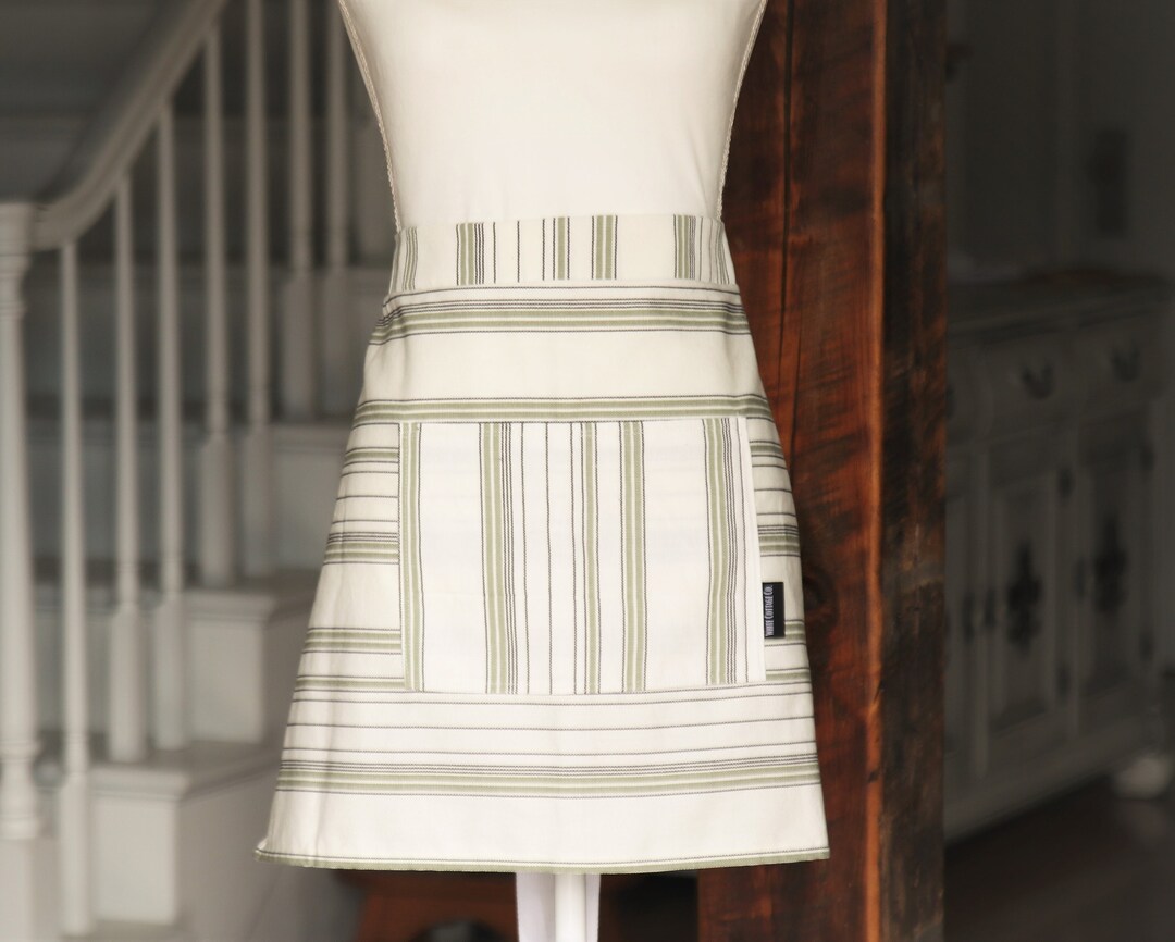 Farmhouse Waist Apron, Gardener's Apron, Farmhouse Apron, Summer Apron ...