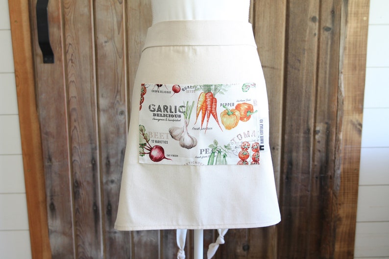 Farmhouse Waist Apron Gardener's Apron Farmhouse Apron - Etsy
