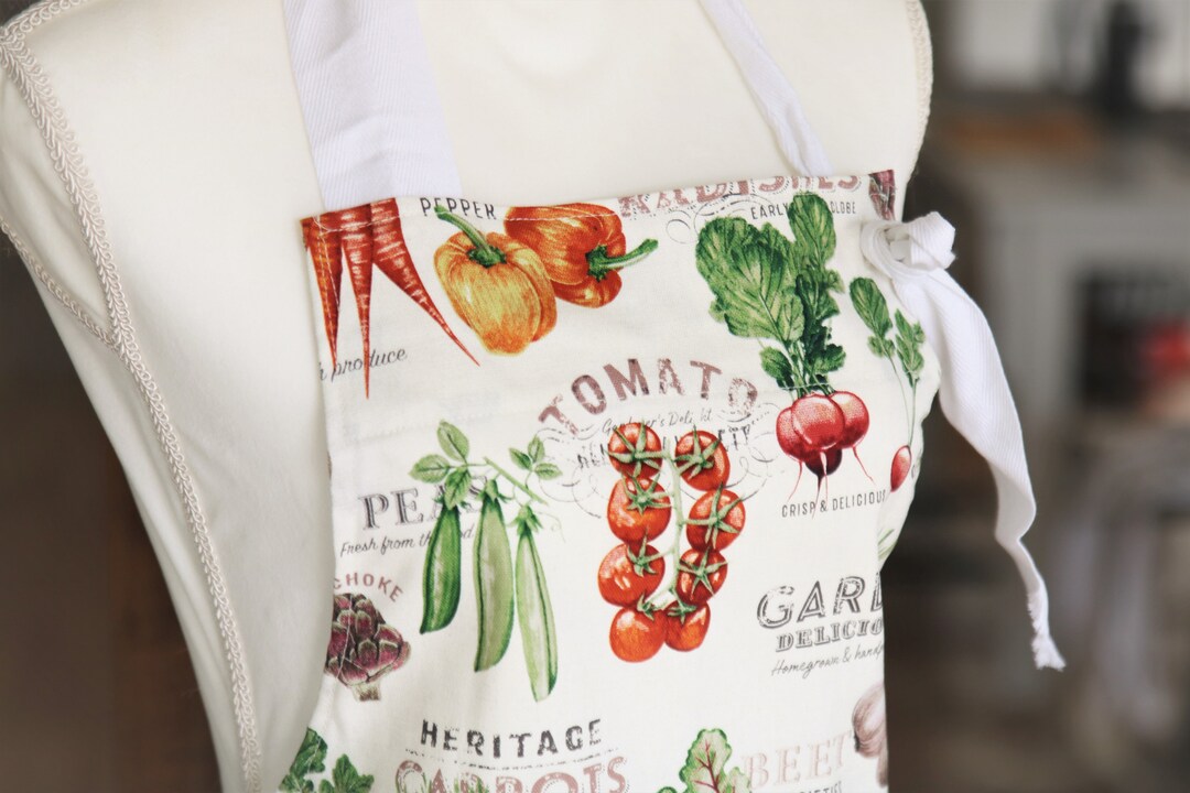 Farmhouse Chefs Apron, Summer Apron, Farmhouse Apron, Farmhouse Apron ...
