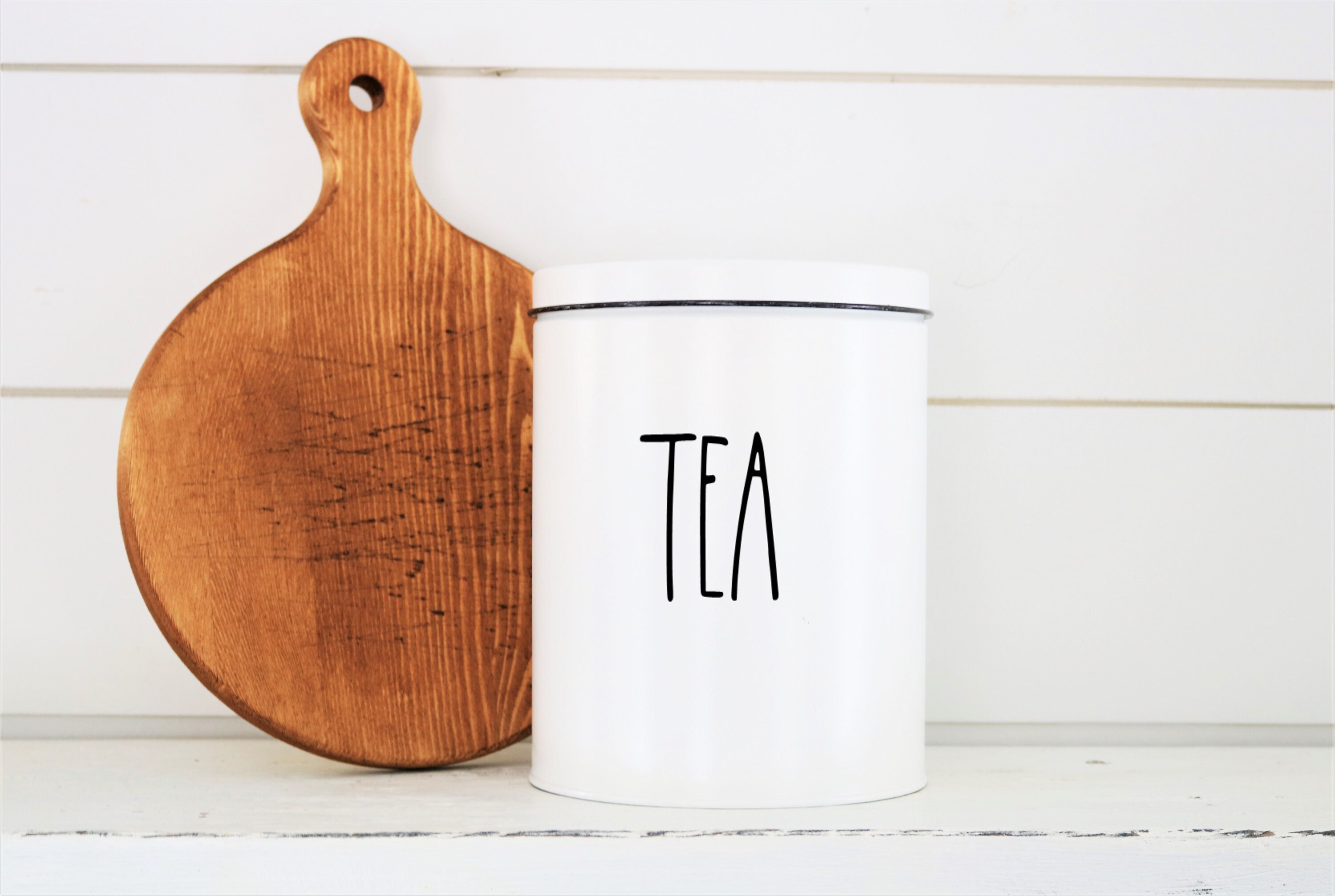 Canister Decal Kitchen Decal Vinyl Sticker Tea Decal Sugar - Etsy