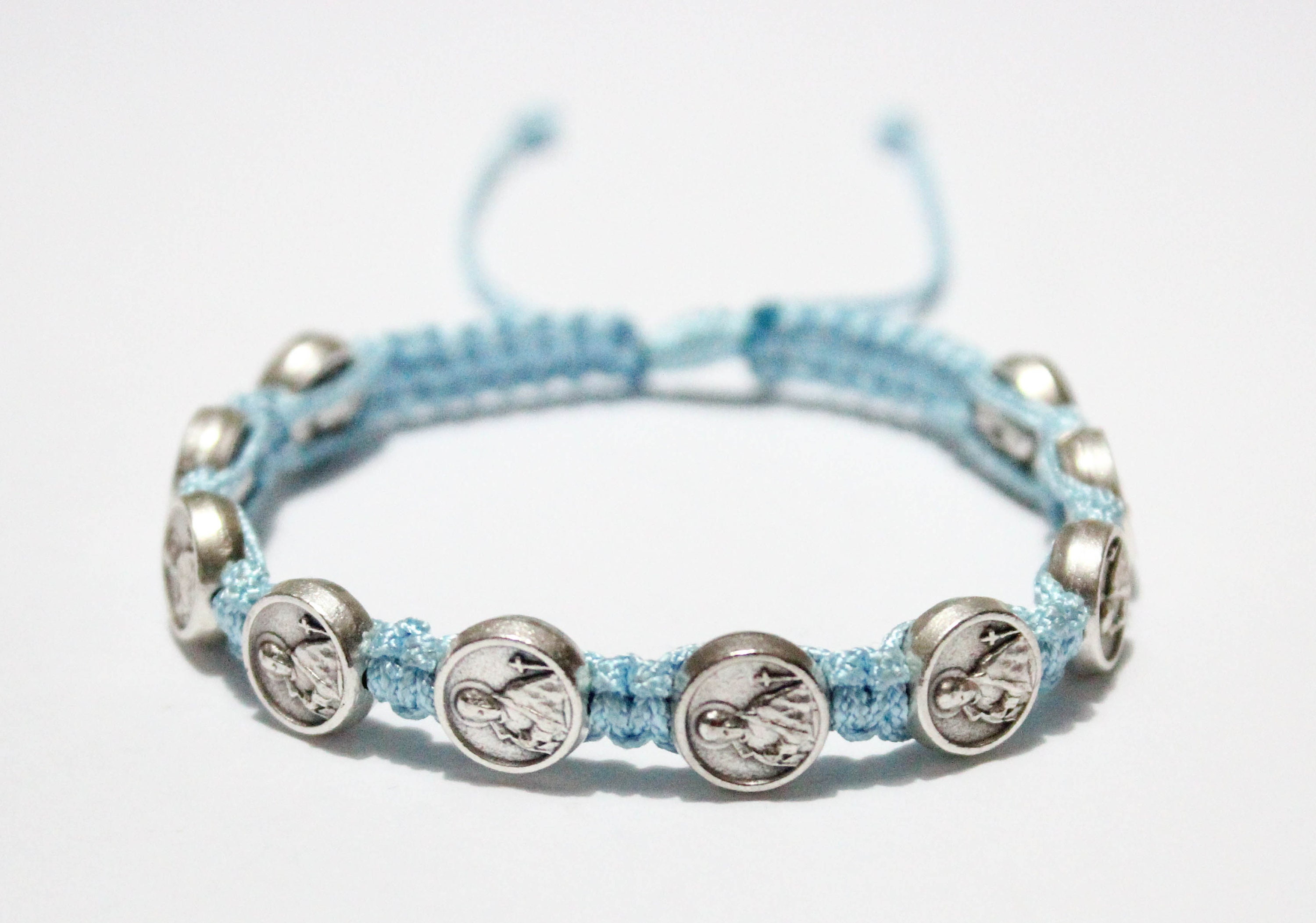 Saint Gabriel the Archangel Silver Color Medal Cord Bracelet - Etsy