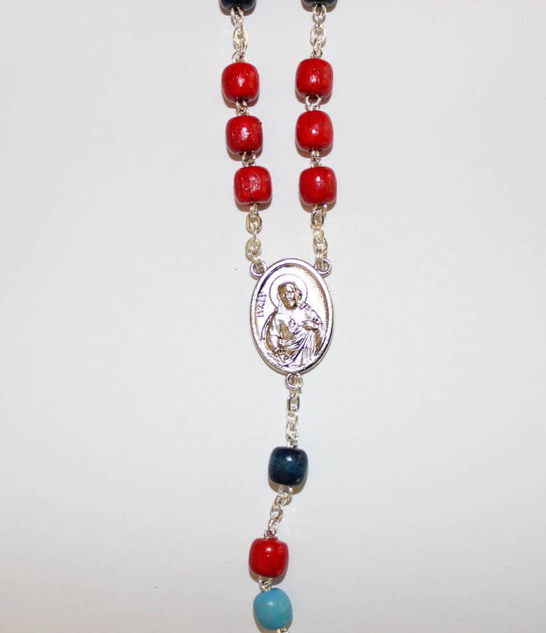 Chaplet for the Holy Souls in Purgatory Rosary Made of Wood - Etsy