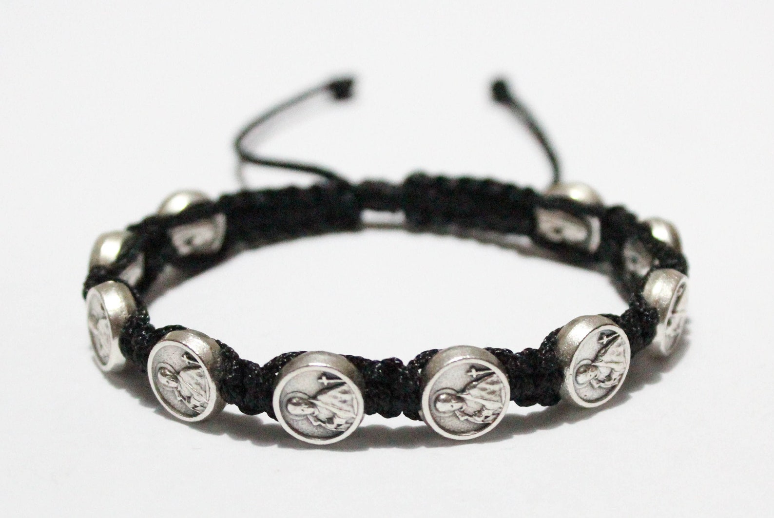 Saint Gabriel the Archangel Silver Color Medal Cord Bracelet - Etsy