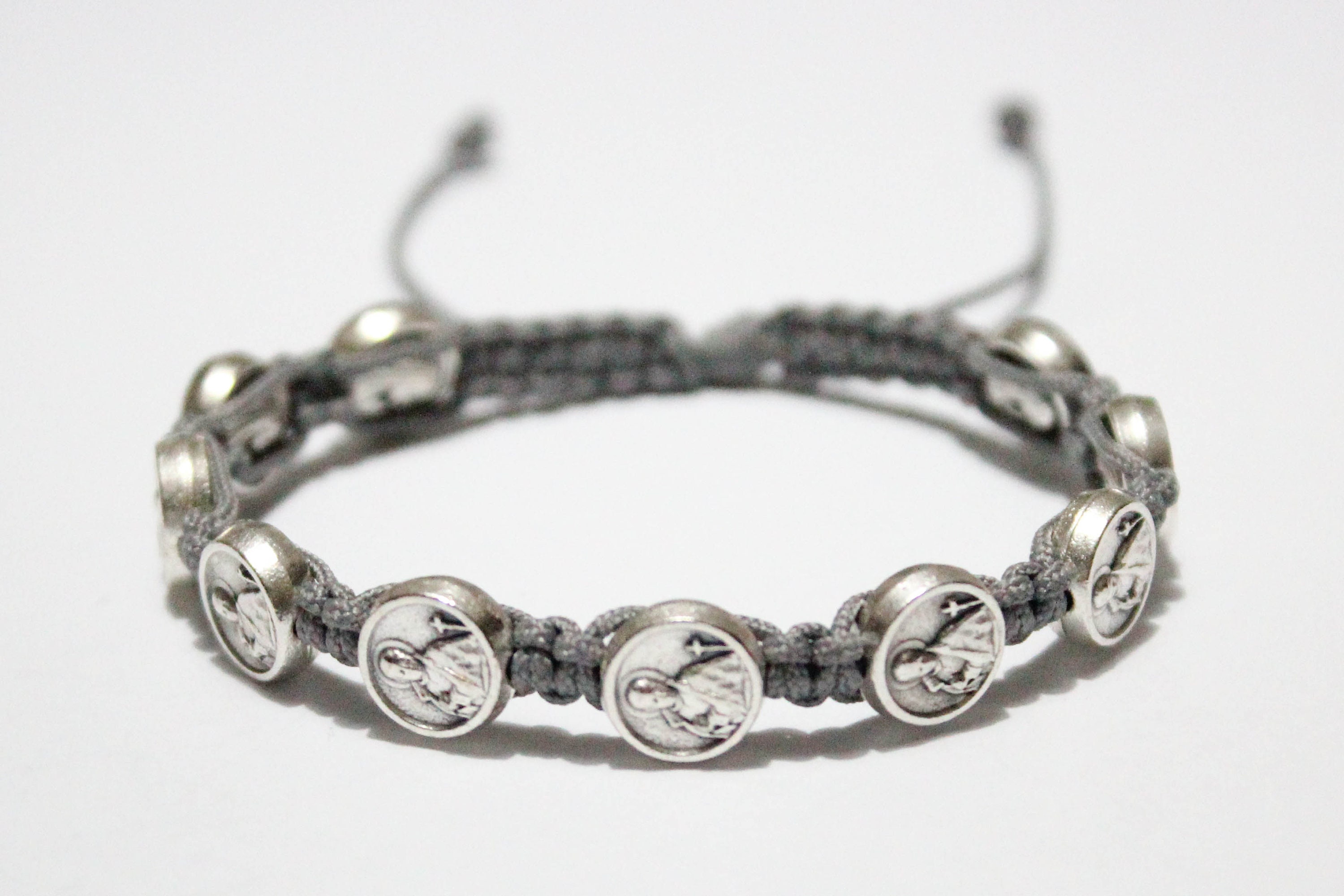 Saint Gabriel the Archangel Silver Color Medal Cord Bracelet | Etsy