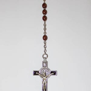 Franciscan Crown Rosary 7 Decade Wood Beads on Chain, the 7 Decade ...