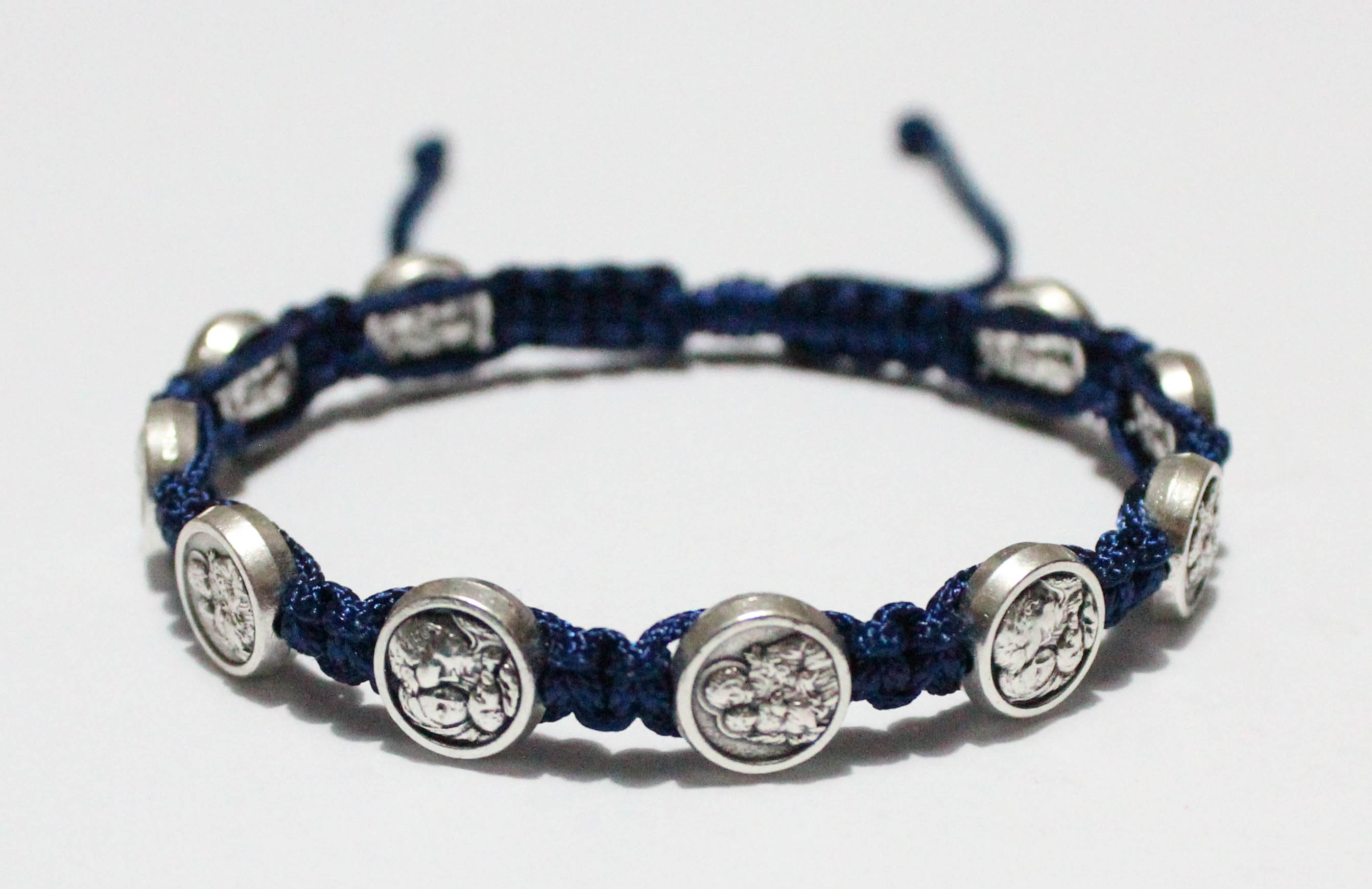 St Joseph and Holy Family Silver Color Metal Medal Cord - Etsy