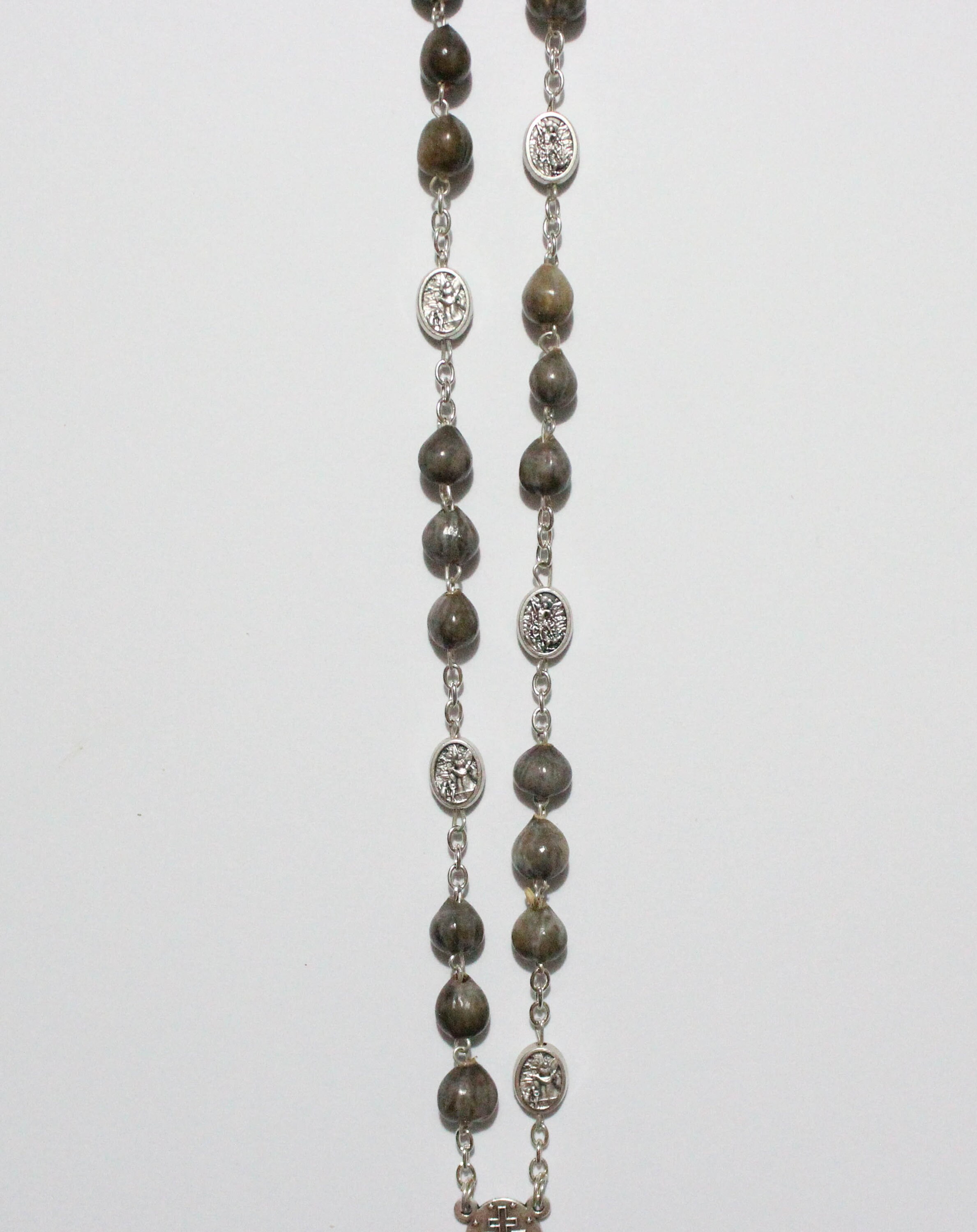 St.michael the Archangel Chaplet on Chain Seed Beads and St. | Etsy