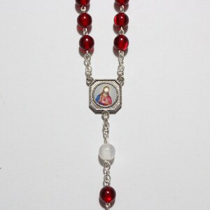 Precious Blood of Christ Chaplet Rosary Plastic Beads, Precious Blood ...