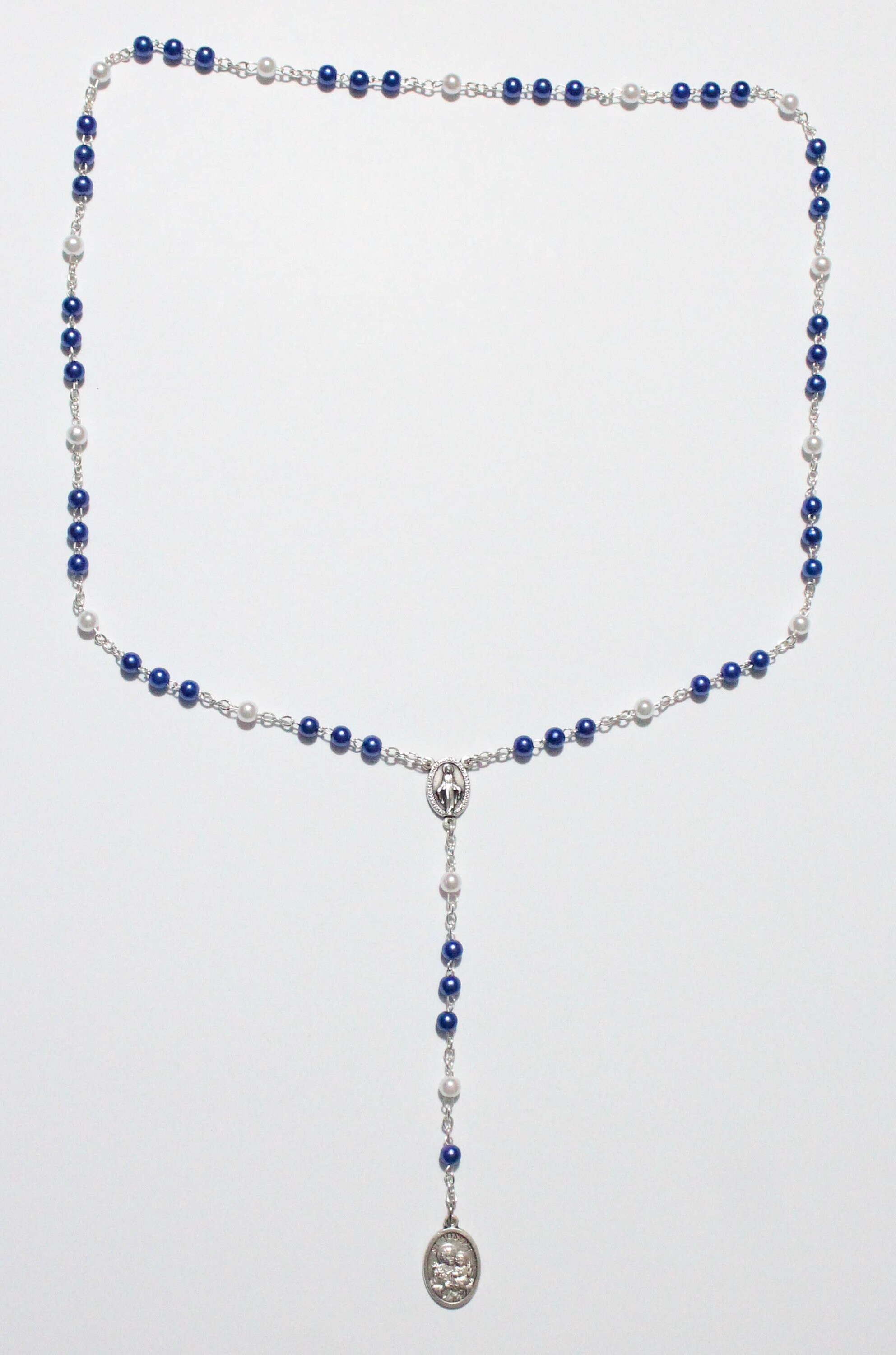 Rosary of Saint Joseph Chaplet of St. Joseph Blue and White - Etsy