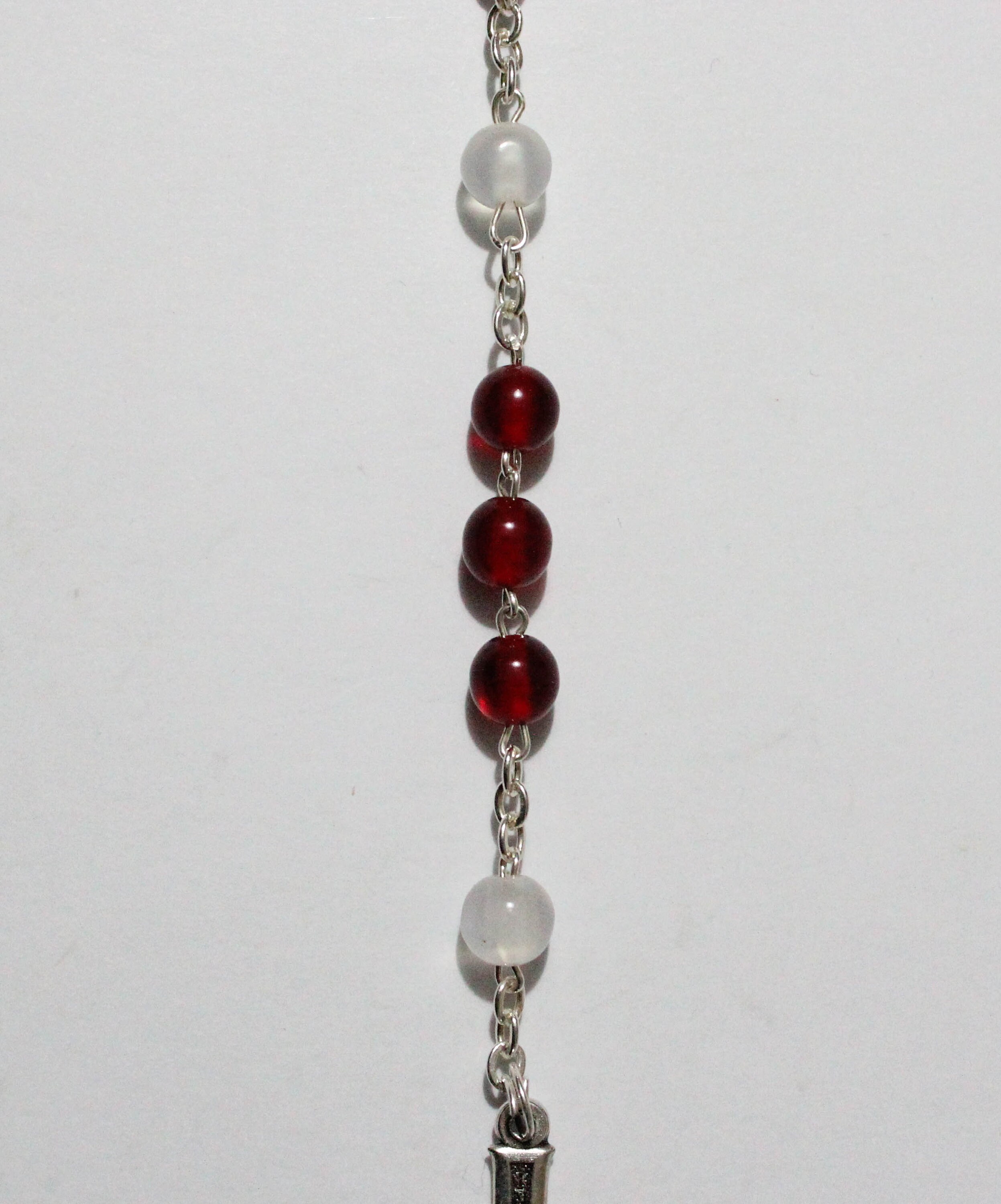 Divine Mercy Rosary Chaplet of Divine Mercy White and Red - Etsy