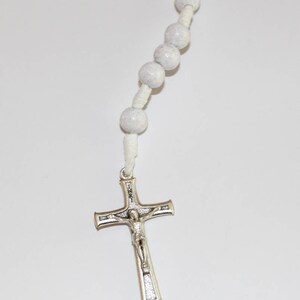 Chaplet of the Way of the Cross, Stations of the Cross Rosary, White ...