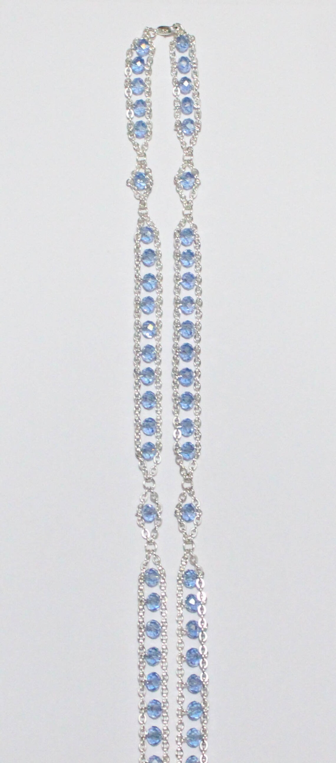 Ladder to Heaven Rosary Light Blue Crystal Glass Beads - Etsy