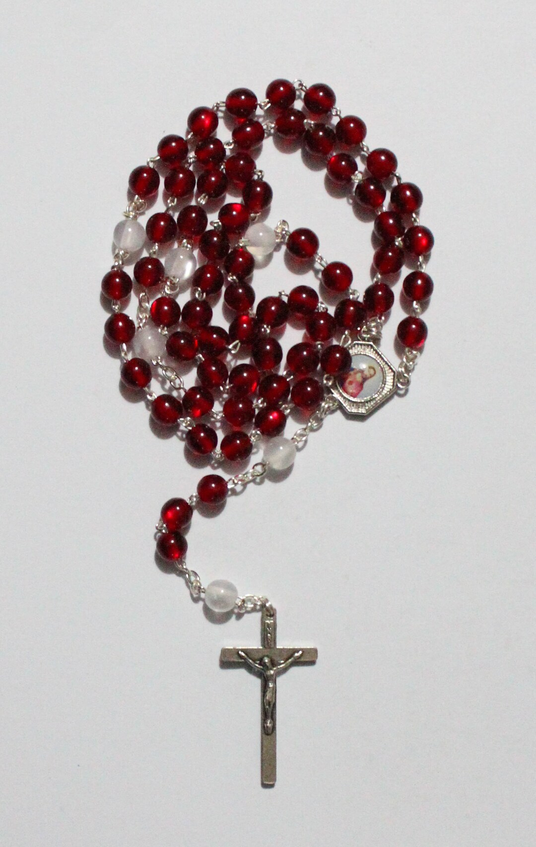 Precious Blood of Christ Chaplet Rosary Plastic Beads, Precious Blood ...