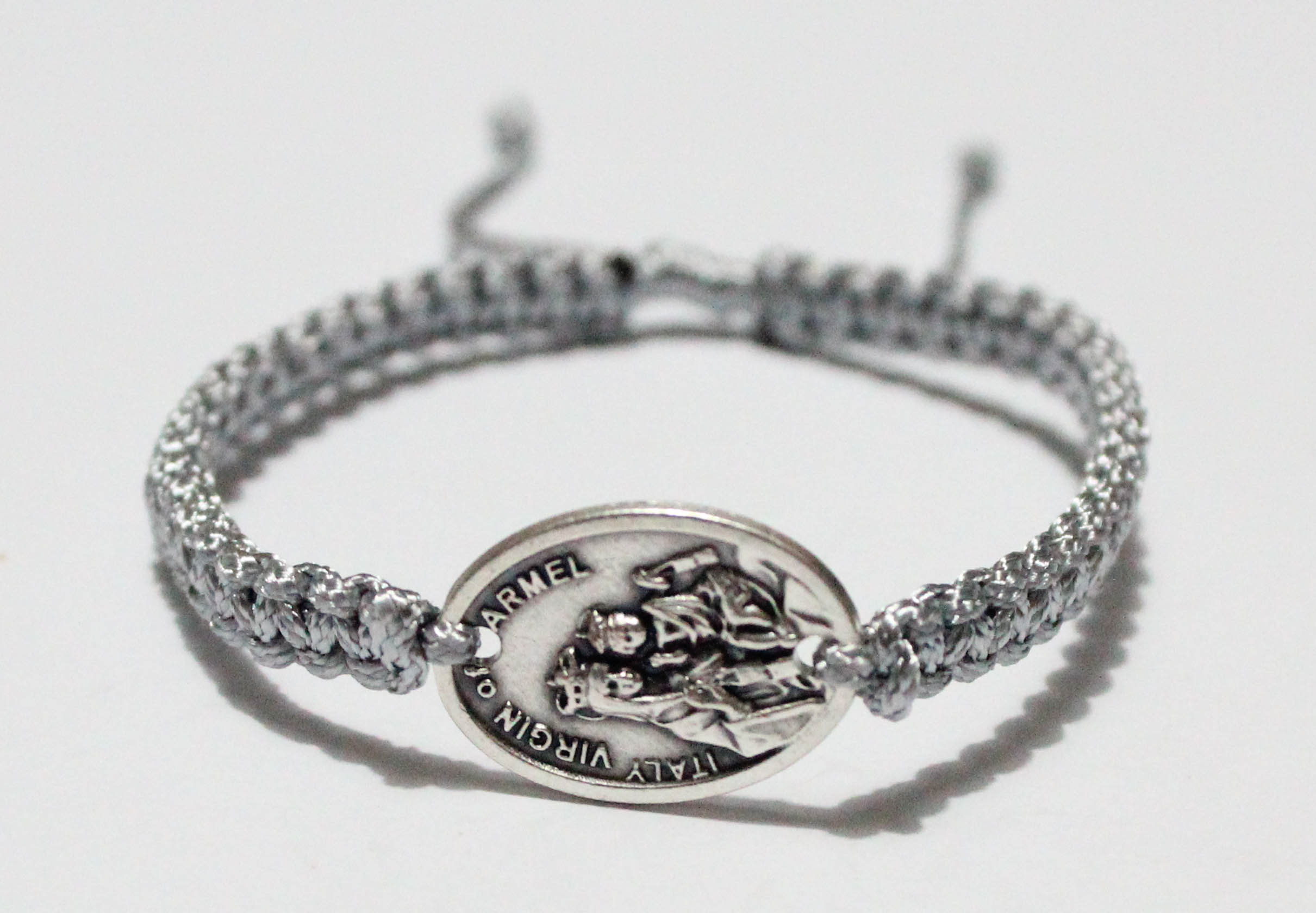 Our Lady of Mount Carmel Medal Cord Bracelet Gifts Man and - Etsy