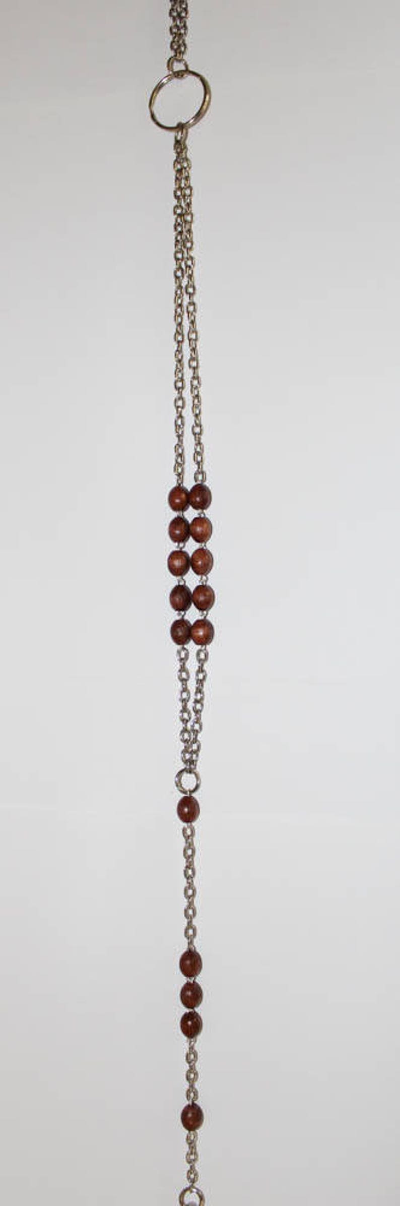 Franciscan Crown Rosary 7 Decade Wood Beads on Chain the 7 - Etsy