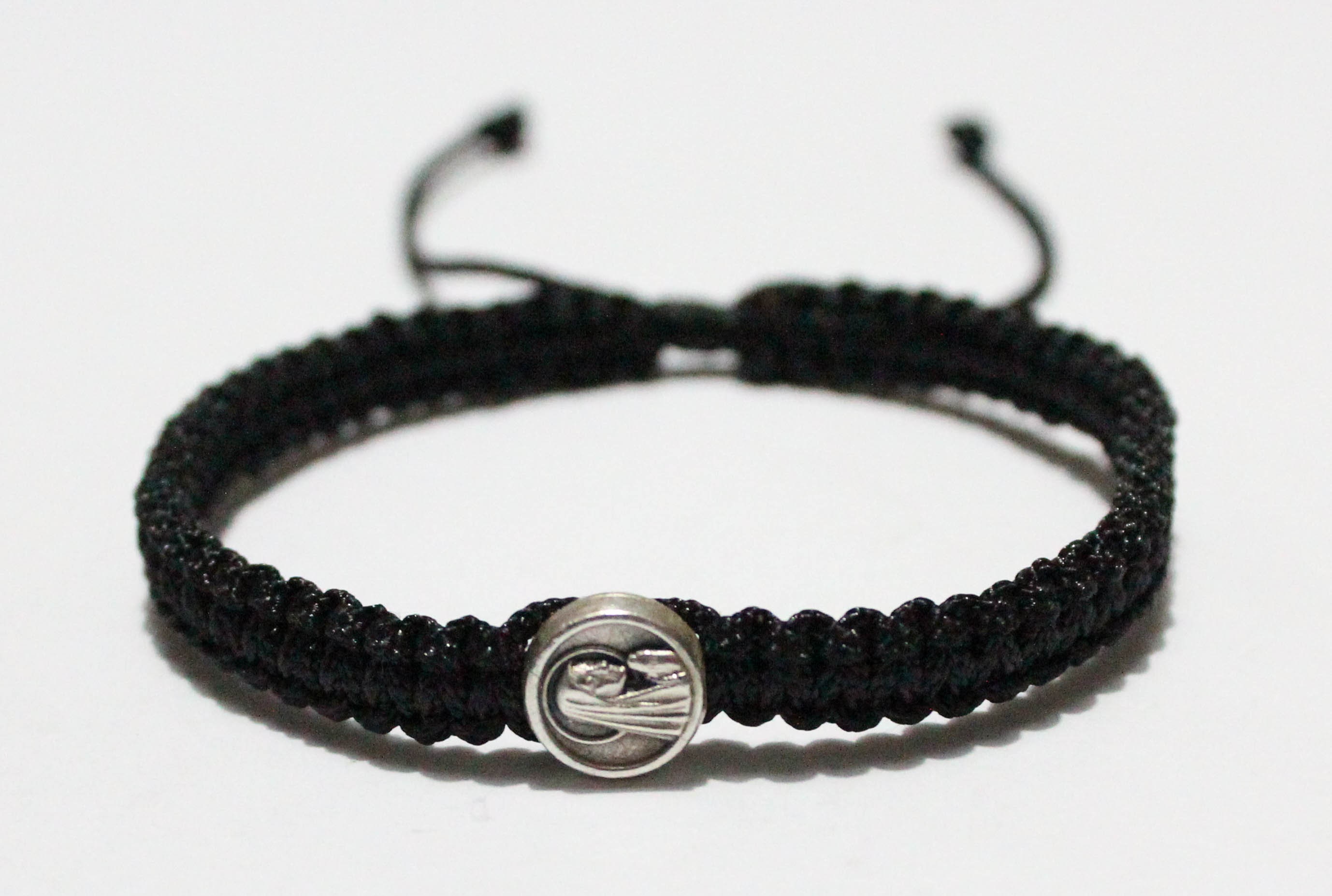 Our Lady of Sorrows One Silver Tone Medal Cord Bracelet - Etsy