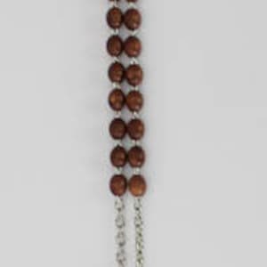 Franciscan Crown Rosary 7 Decade Wood Beads on Chain, the 7 Decade ...