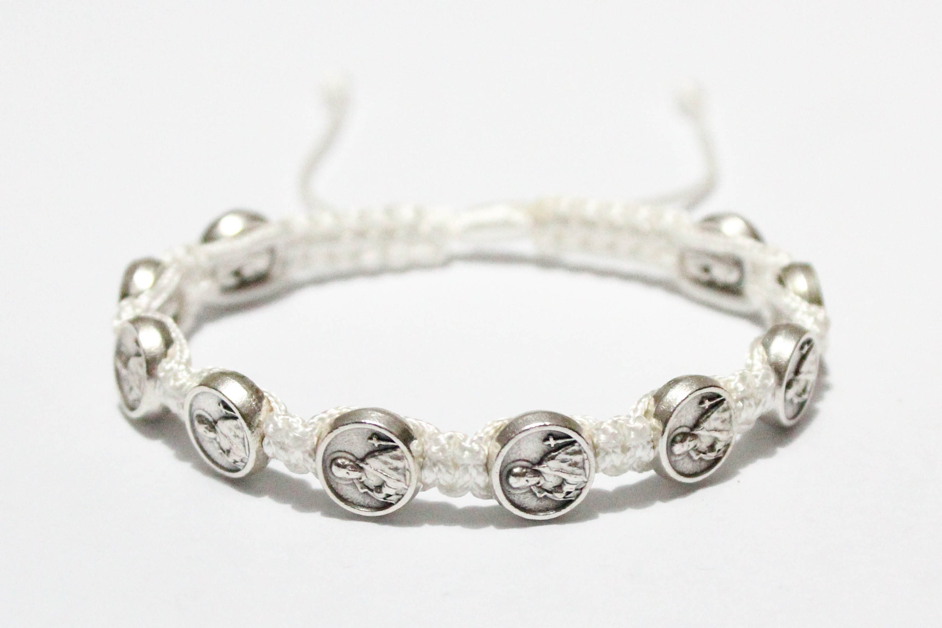 Saint Gabriel the Archangel Silver Color Medal Cord Bracelet - Etsy