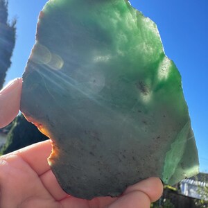 Authentic 195g Guatemalan Mayan Jadeite Jade - Fei Cui / Motagua River ...