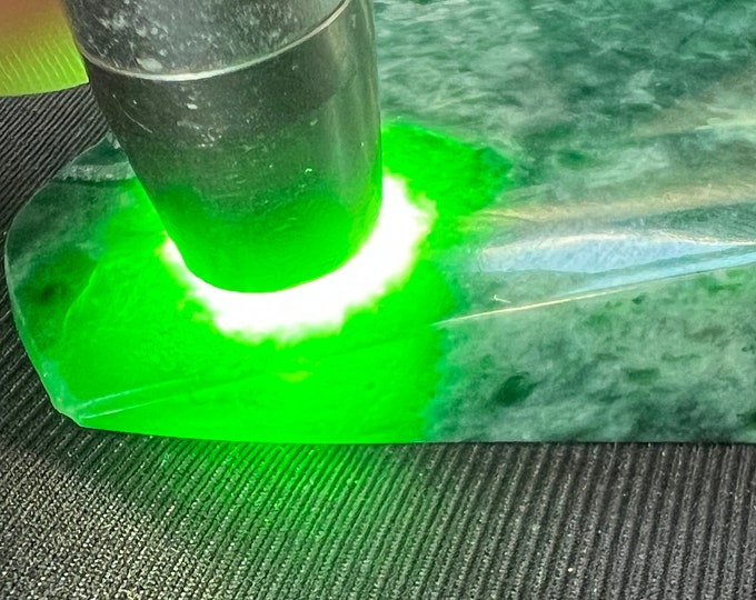 Natural Grade A Guatemalan Special Rare Jadeite/imperial Color Lucky ...