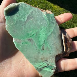 Authentic 195g Guatemalan Mayan Jadeite Jade - Fei Cui / Motagua River ...