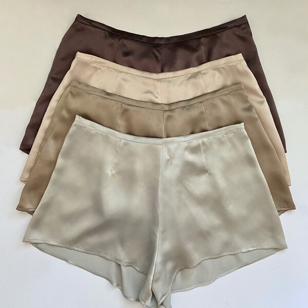 Silk Shorts - Etsy