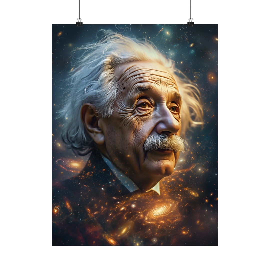 Albert Einstein Poster Albert Einstein Art Albert Einstein Pictures - Etsy