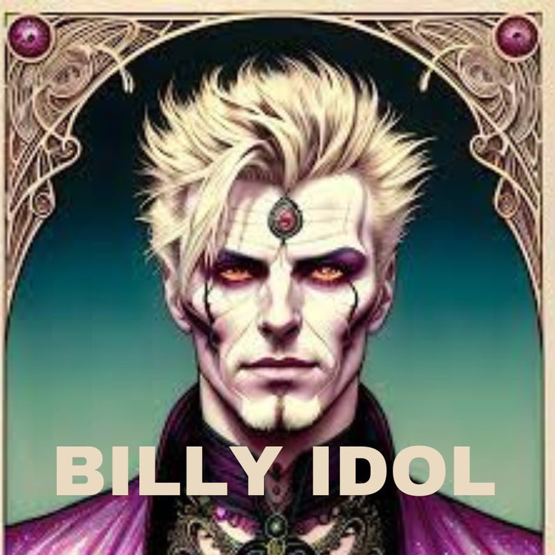 BILLY IDOL Band Candle Cool Candle Unique Candles Rock - Etsy