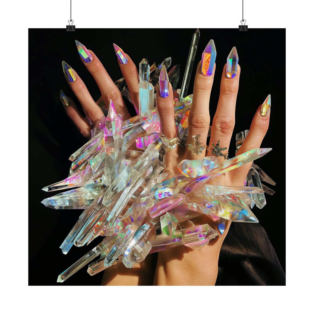 Finger Nails Poster,nails Poster, Unique Nails Art, Nails Art, Cool ...