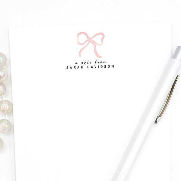 Bow Stationery - Etsy