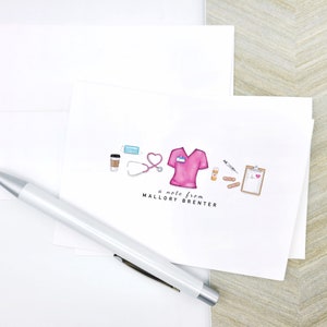 Nurse Personalized Stationery Set | Nurse Gift | Nursing School ...