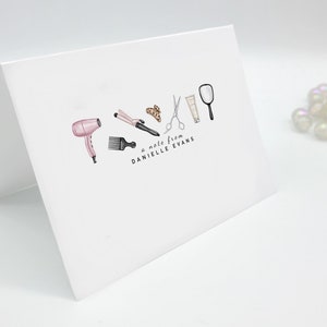 Hairstylist Personalized Notecards | Hairdresser Gift | Beauty Salon ...