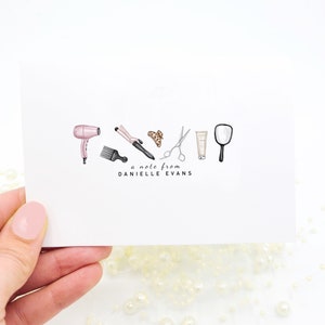 Hairstylist Personalized Notecards | Hairdresser Gift | Beauty Salon ...