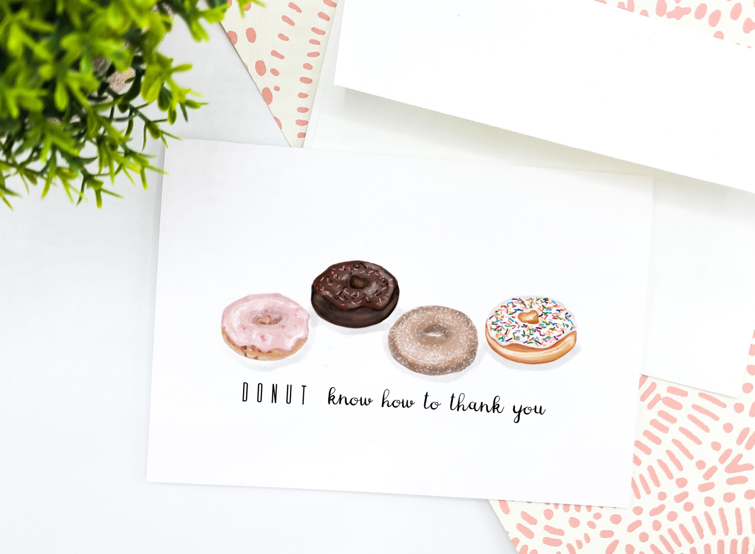Dessert Thank You Cards Punny Cards Punny Gift Thank You - Etsy