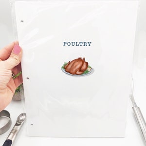 Recipe Book Page Dividers | Cook Book Organization | Kitchen Binder ...