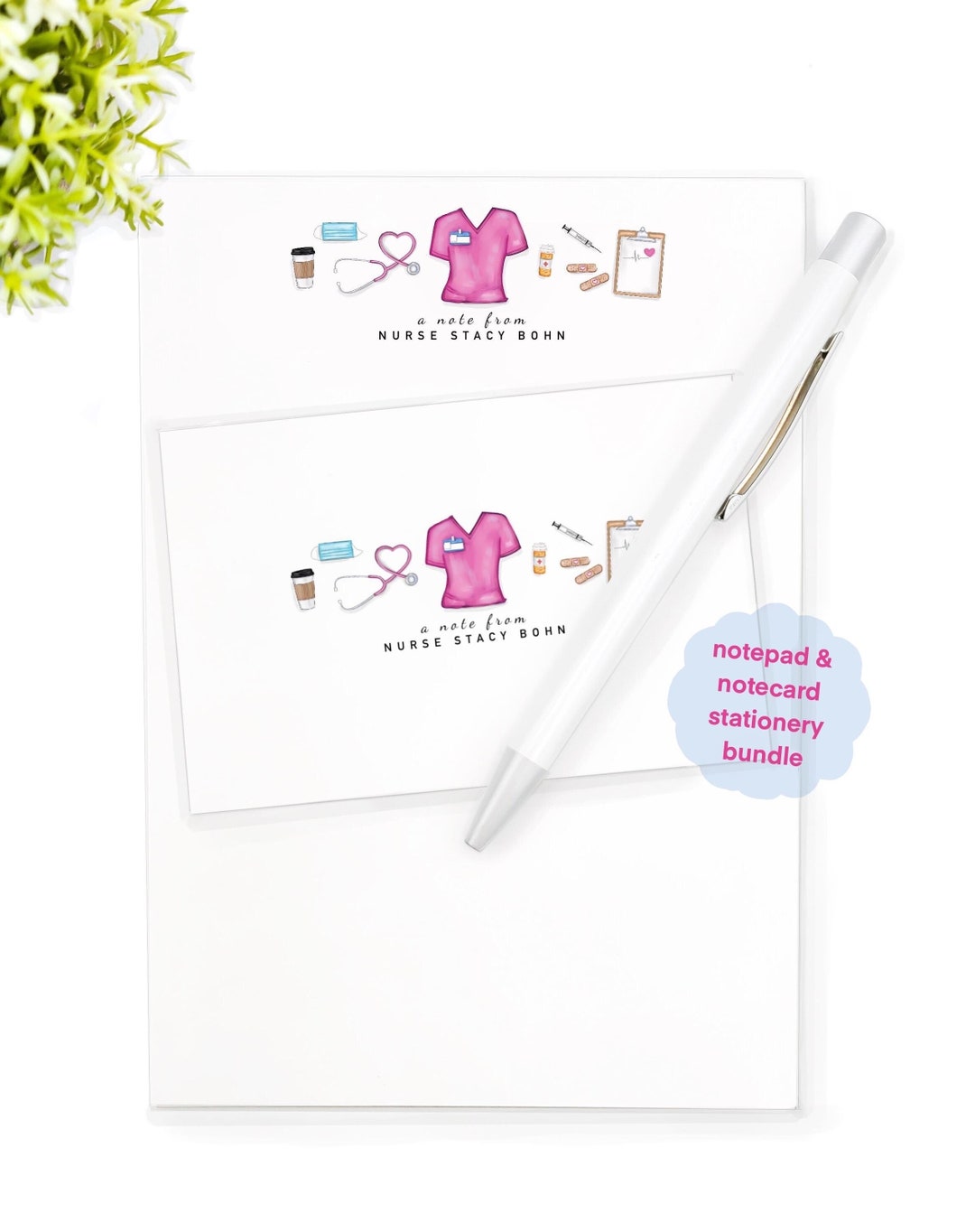 Nurse Personalized Stationery Set | Nurse Gift | Nursing School ...