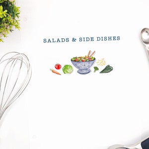 Recipe Book Page Dividers | Cook Book Organization | Kitchen Binder ...