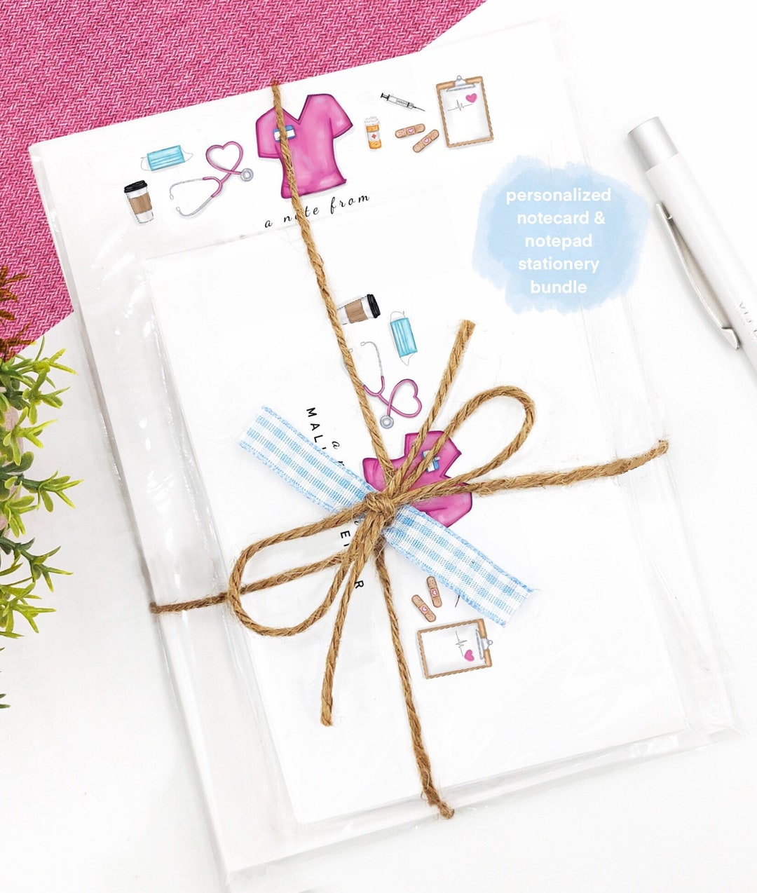 Nurse Personalized Stationery Set Nurse Gift Nursing School Doctor Gift ...