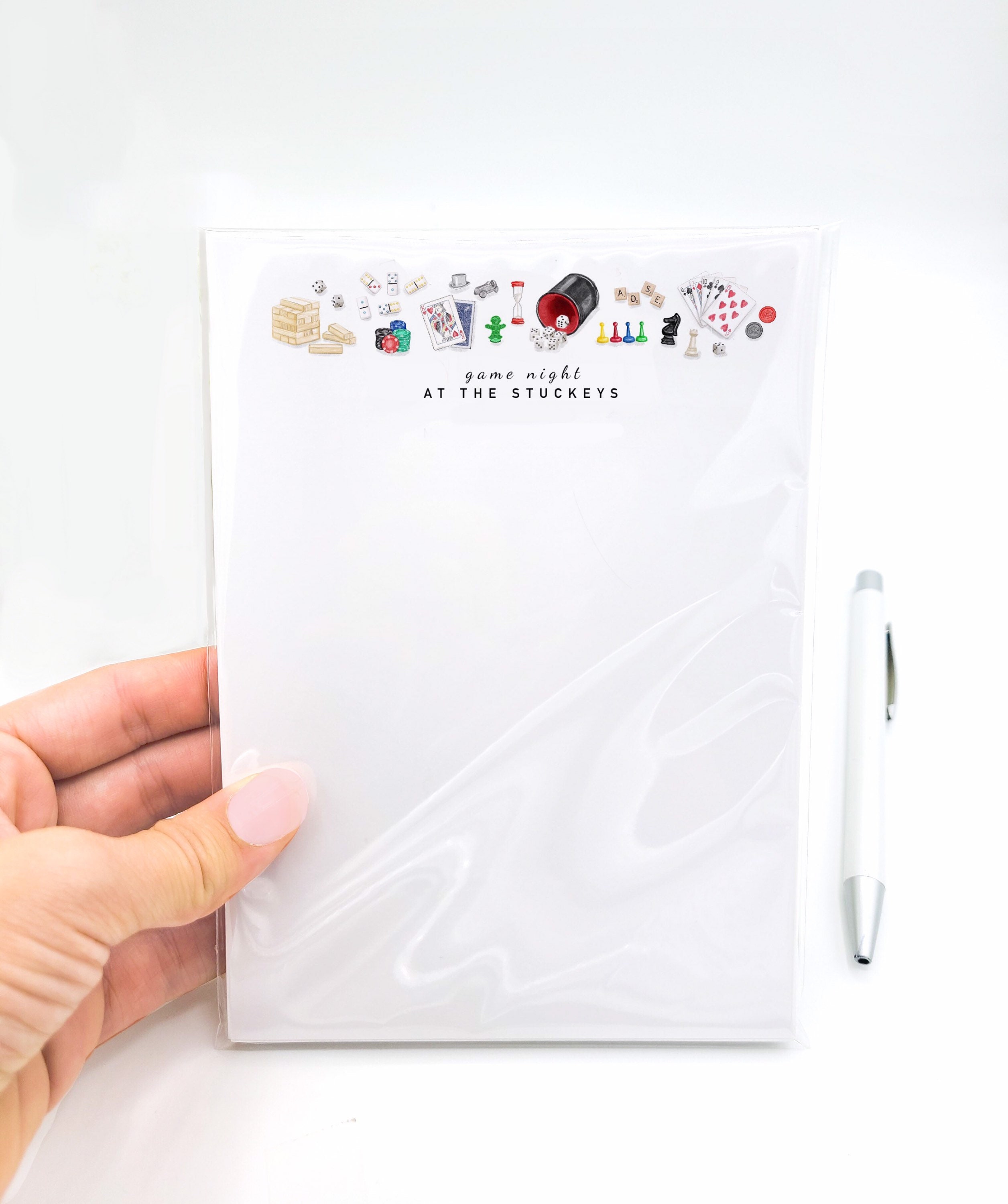 Game Night Personalized Notepad Game Score Pad Game Night - Etsy