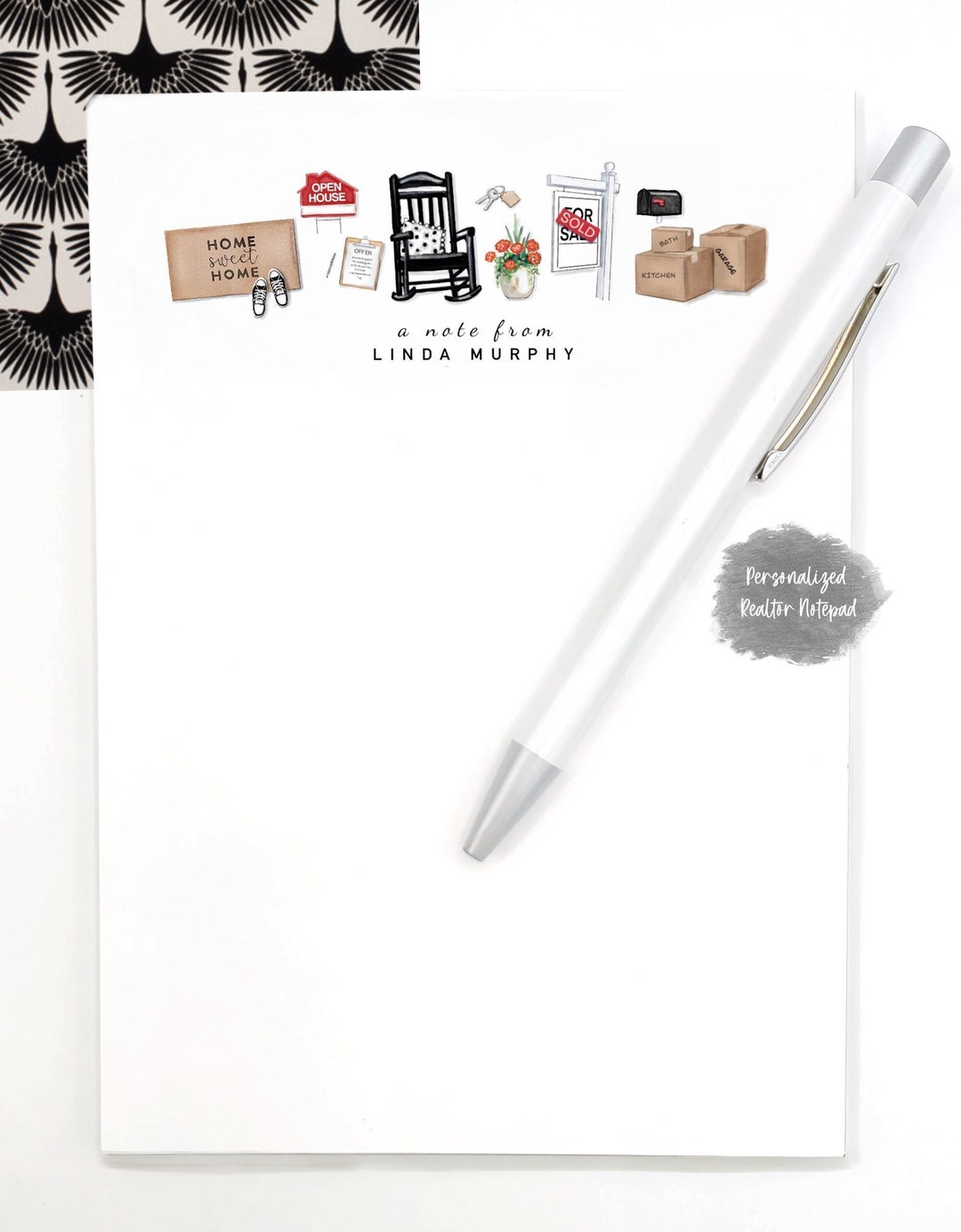 Realtor Personalized Notepad | Real Estate Agent | Closing Gift ...