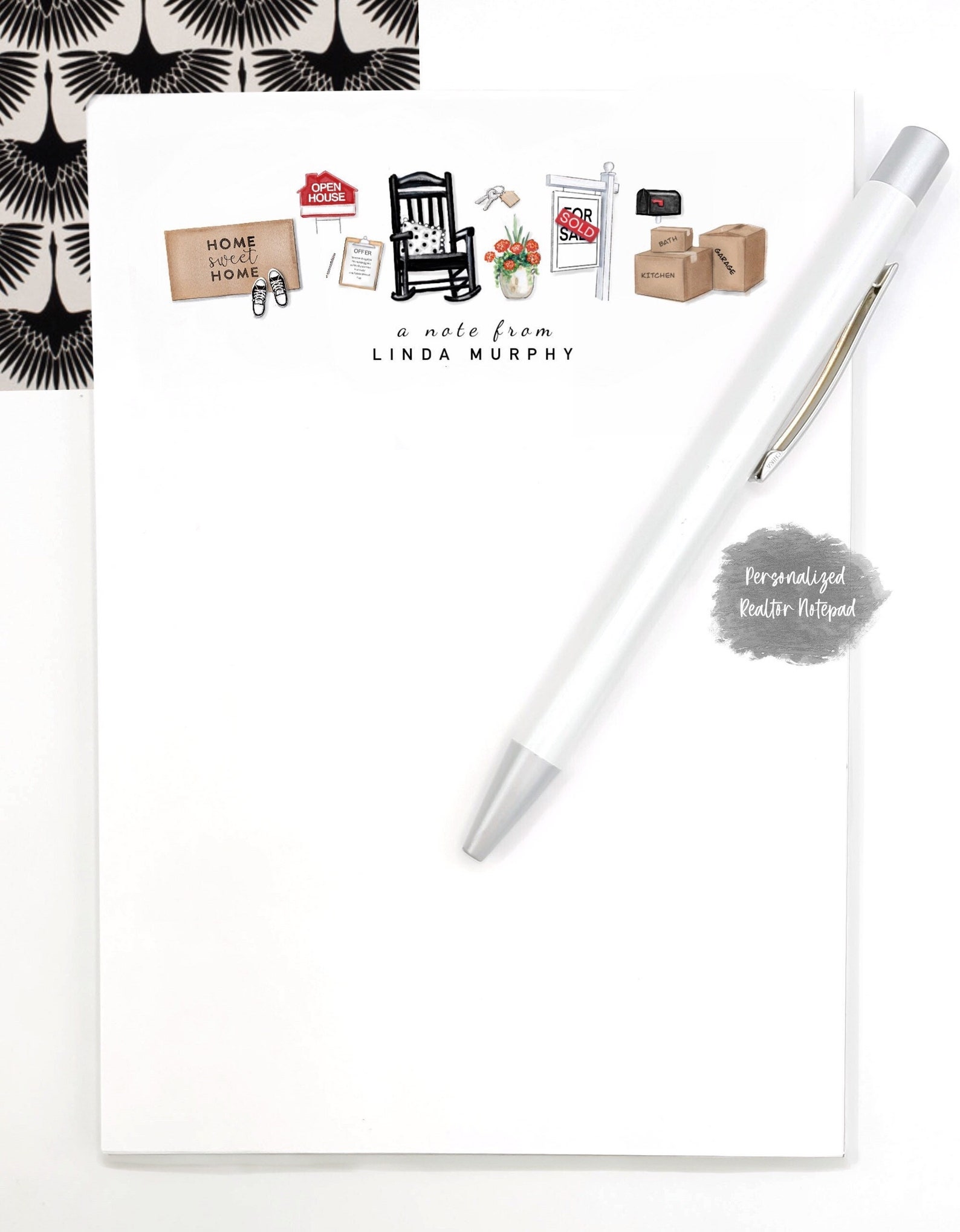 Realtor Personalized Notepad | Real Estate Agent | Closing Gift ...
