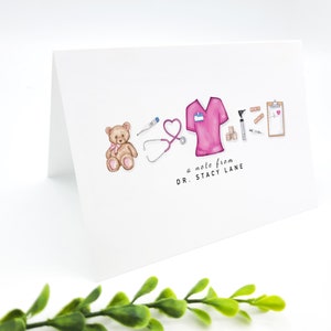 Pediatrician Personalized Notecards | Pediatrician Gift | Pediatrics ...