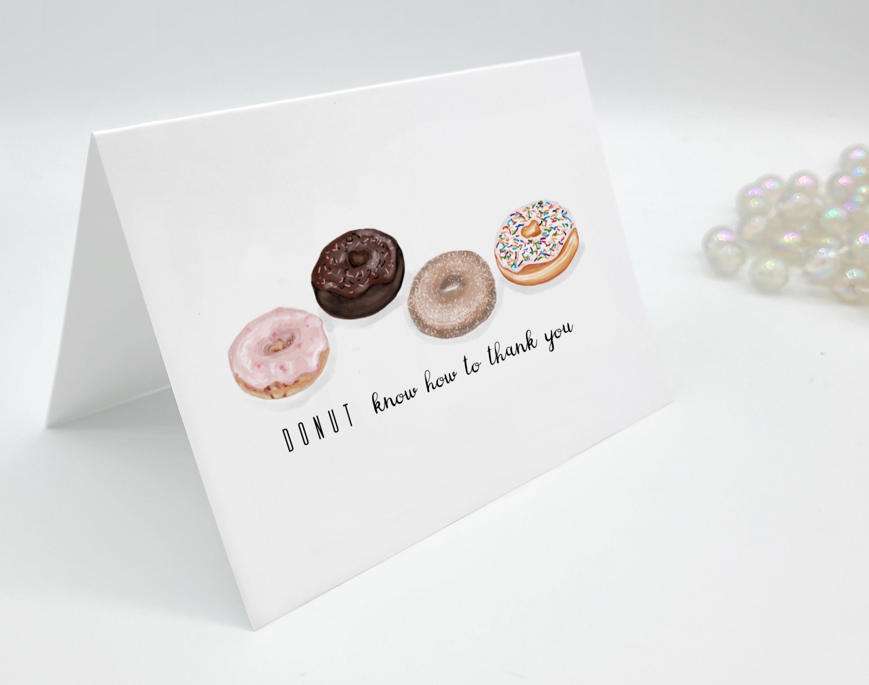 Dessert Thank You Cards Punny Cards Punny Gift Thank You - Etsy