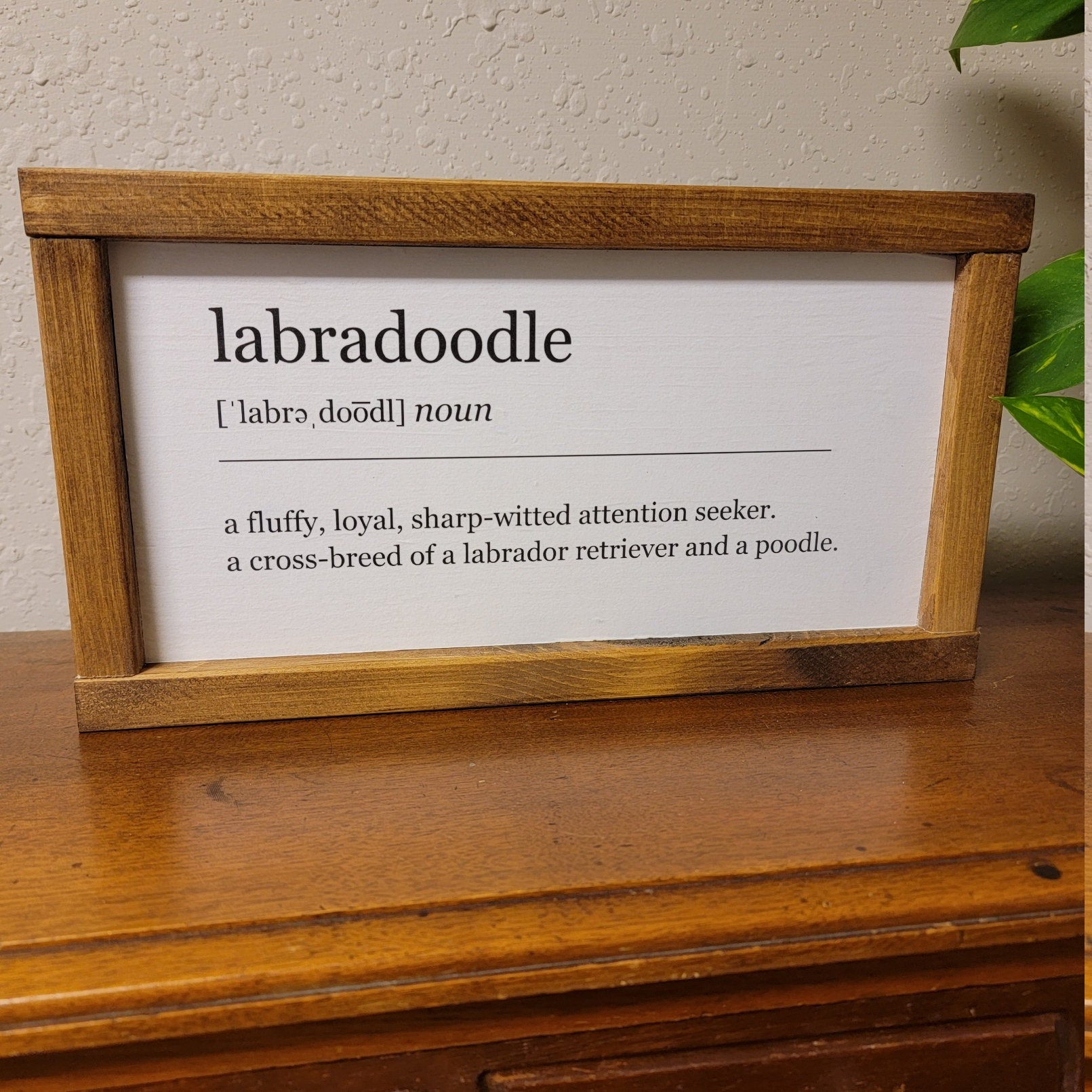 Custom Definition Wood Sign - Etsy