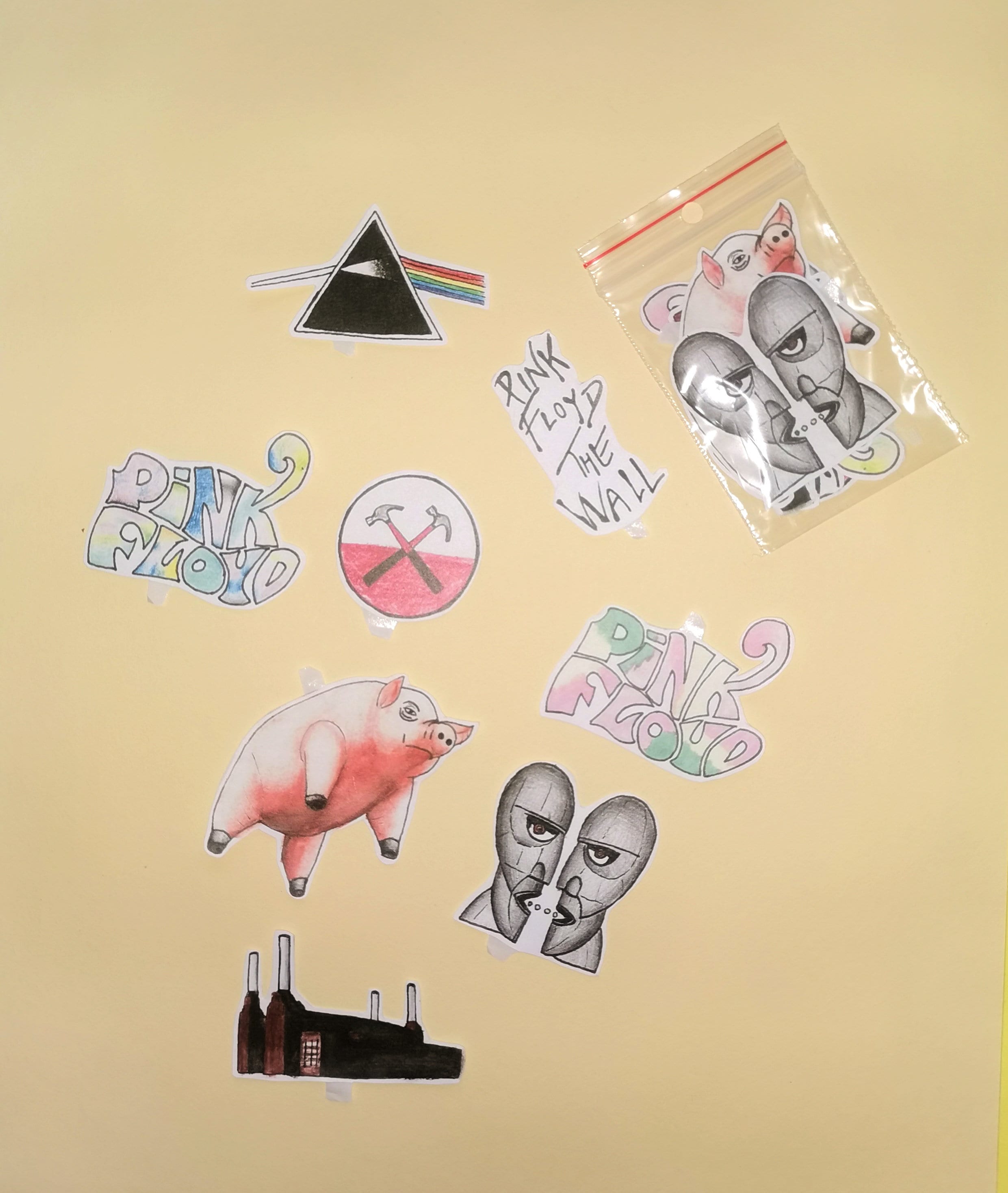Pink Floyd Decal Pig