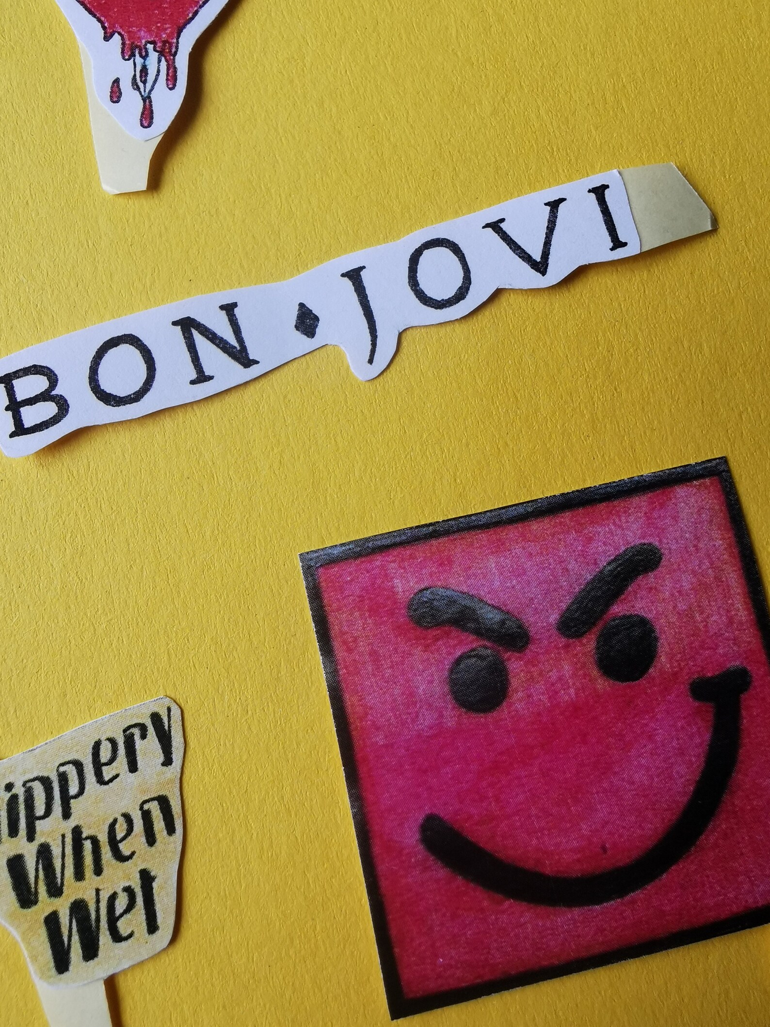 Bon Jovi Stickers, 7 Handmade Stickers Pack - Etsy